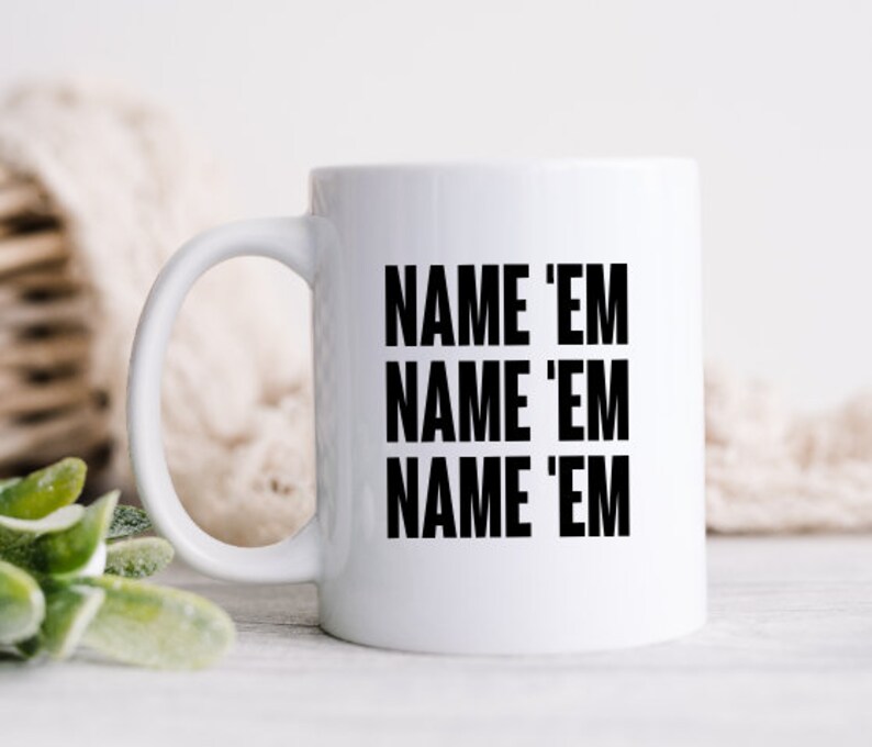 RHOBH Mug Bravo TV Merch Real Housewives Beverly Hills Coffee Mug Name ...