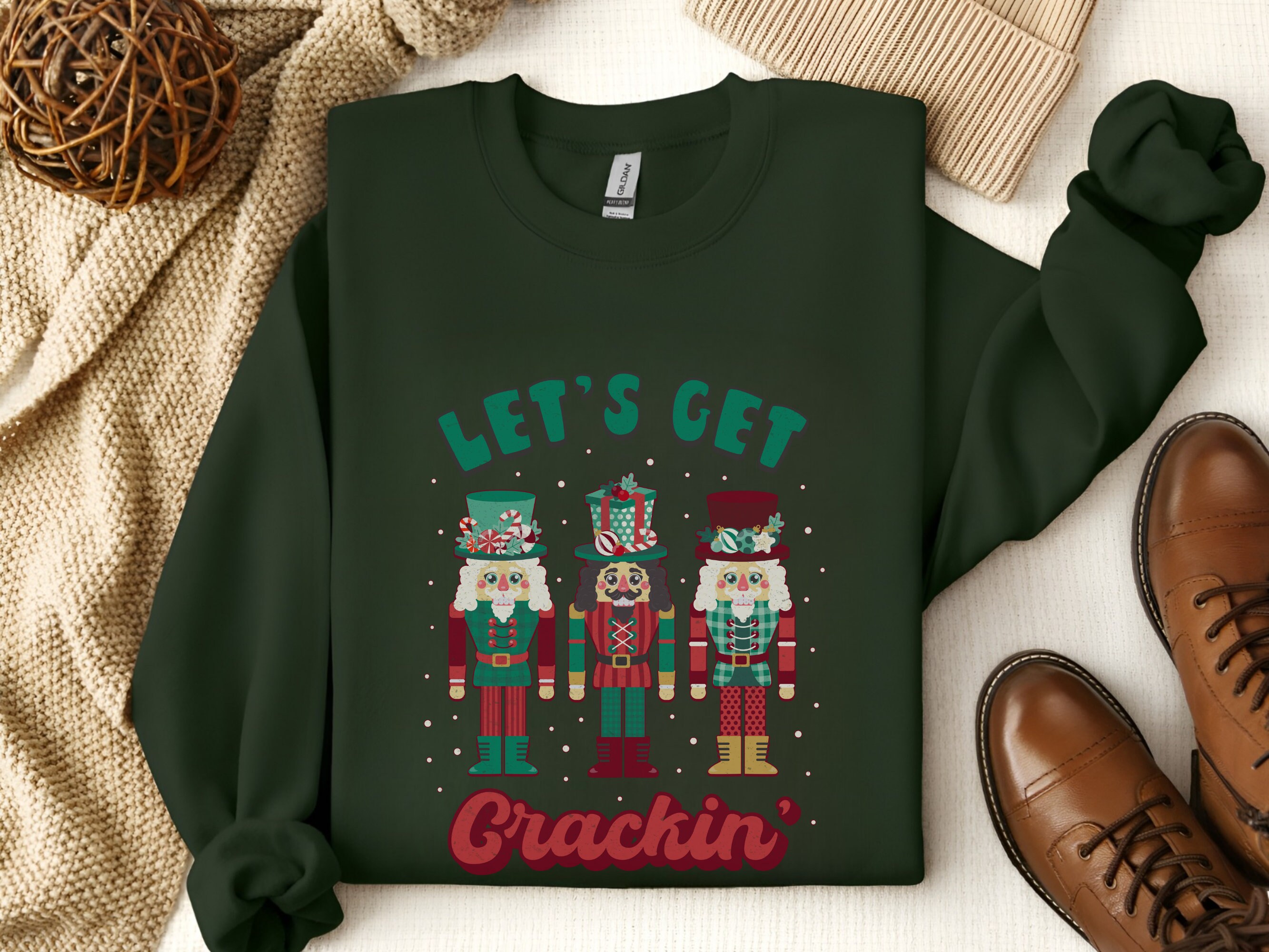 Let's Get Crackin' Shirt Nutcracker Christmas Shirt - Etsy