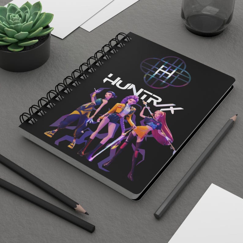 Kpop Huntrix Journal, Rumi Mira Zoe, Spiral Notebook - Etsy