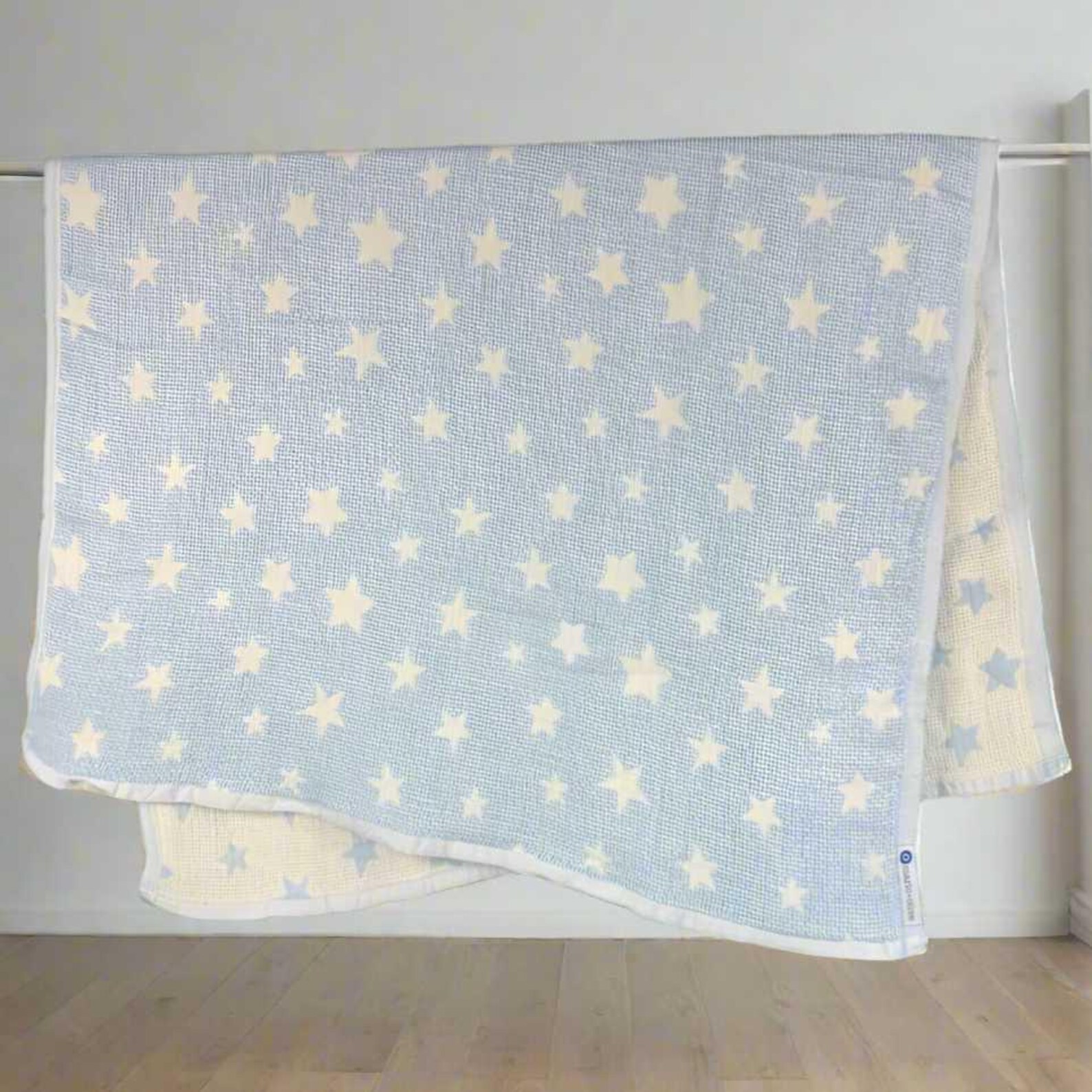 Sweet Stars Baby Blanket in Blue - Etsy