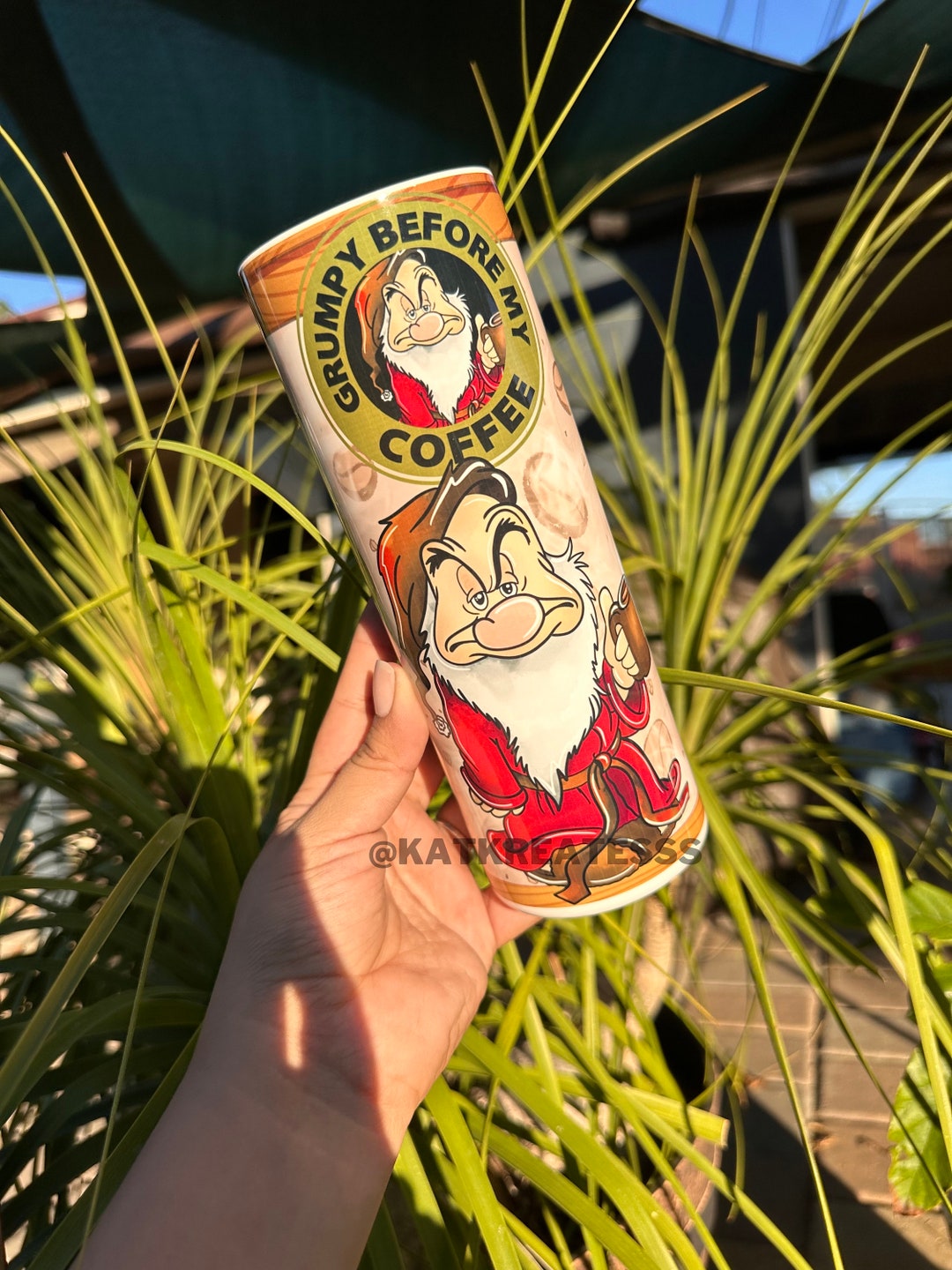 Grumpy Before My Coffee 20oz Sublimated Tumbler - Etsy