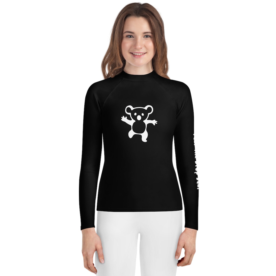 Girls Grappling Top, Drop Bear Rash Guard, Tween Swim, UV Beachwear ...