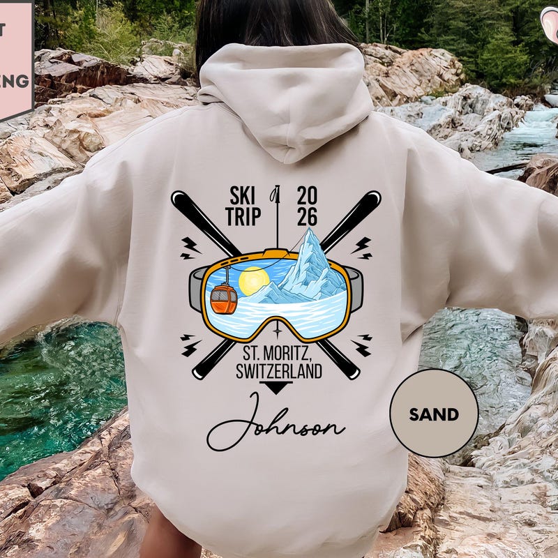 Ski Trip Hoodie Family - Etsy
