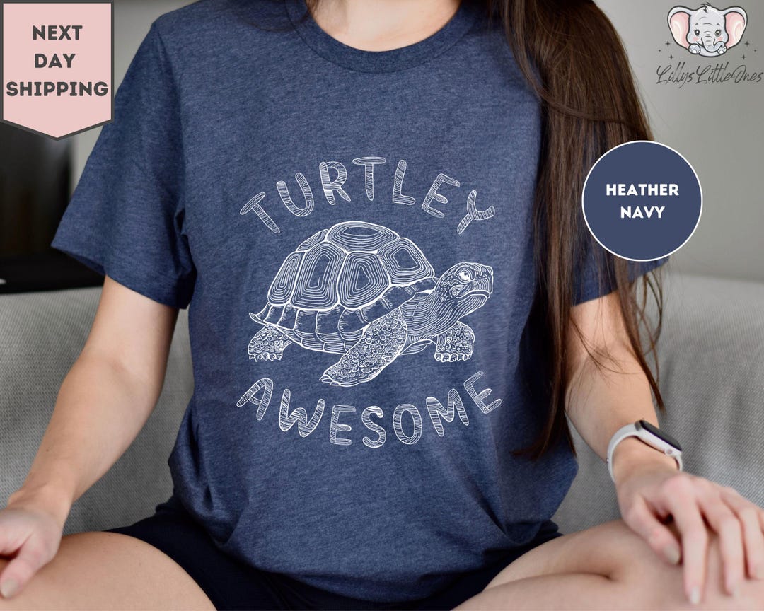 Turtley Awesome Shirt, Animal Lover Gift, Turtle Shirt, Beach Party ...