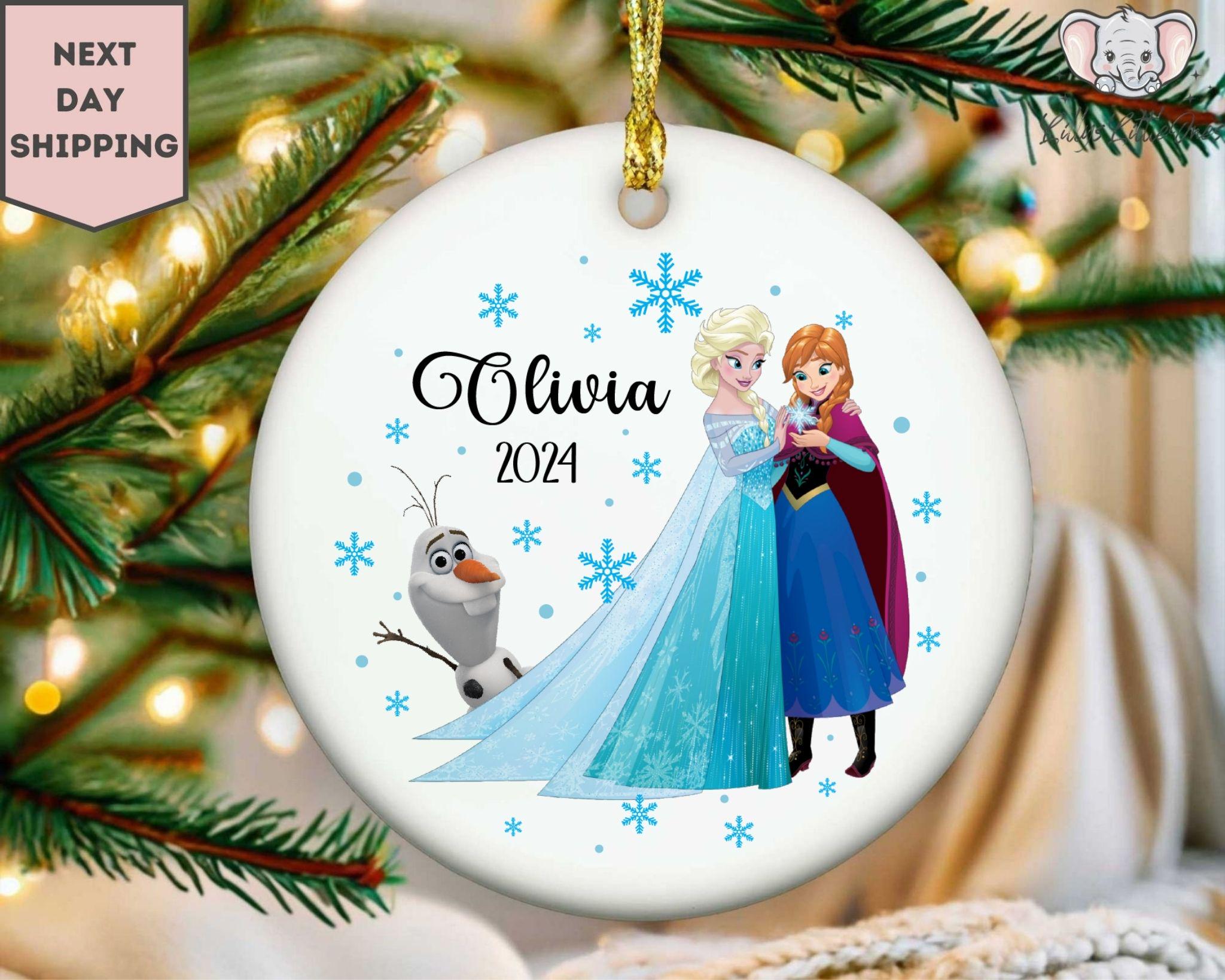 Custom Frozen Ornament, Custom Elsa Christmas Gift, Disney Frozen ...
