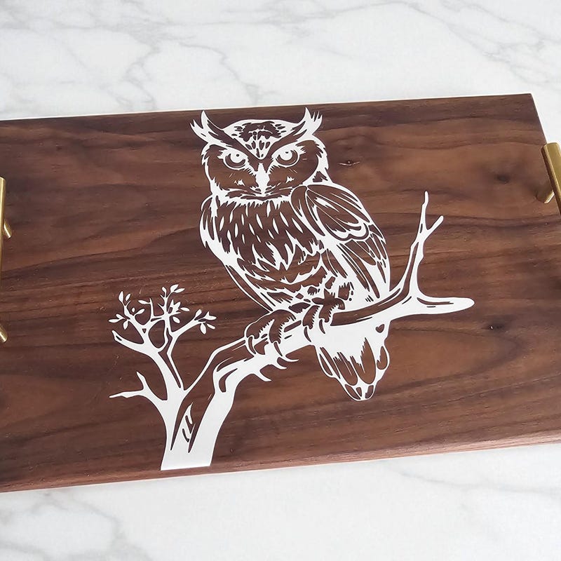 Owl Serving Tray - Etsy