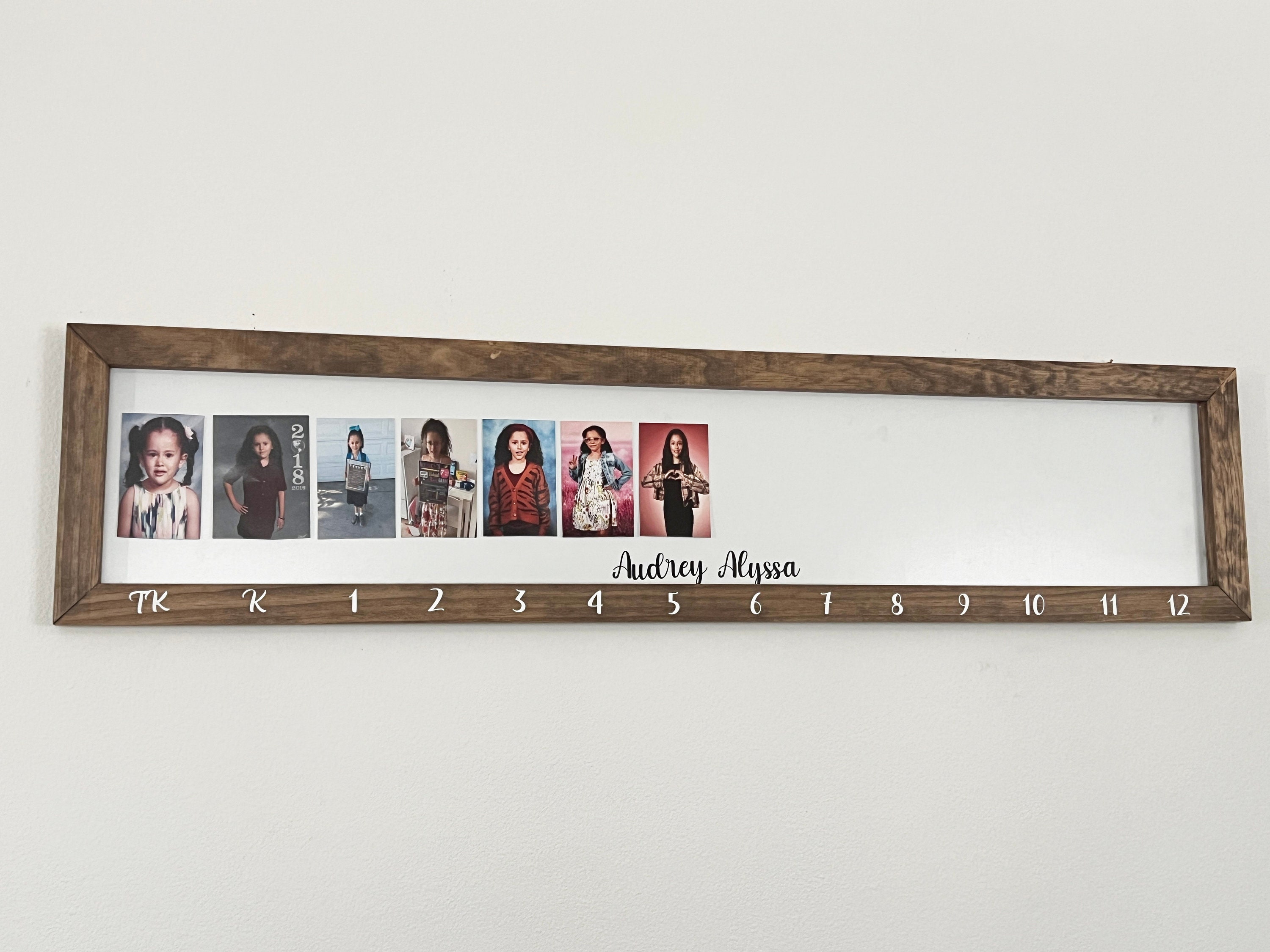 Personalized School Years Photo Frame - Etsy