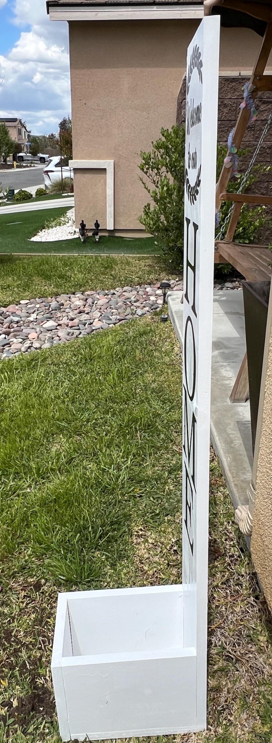 Outdoor Welcome Planter Box - Etsy