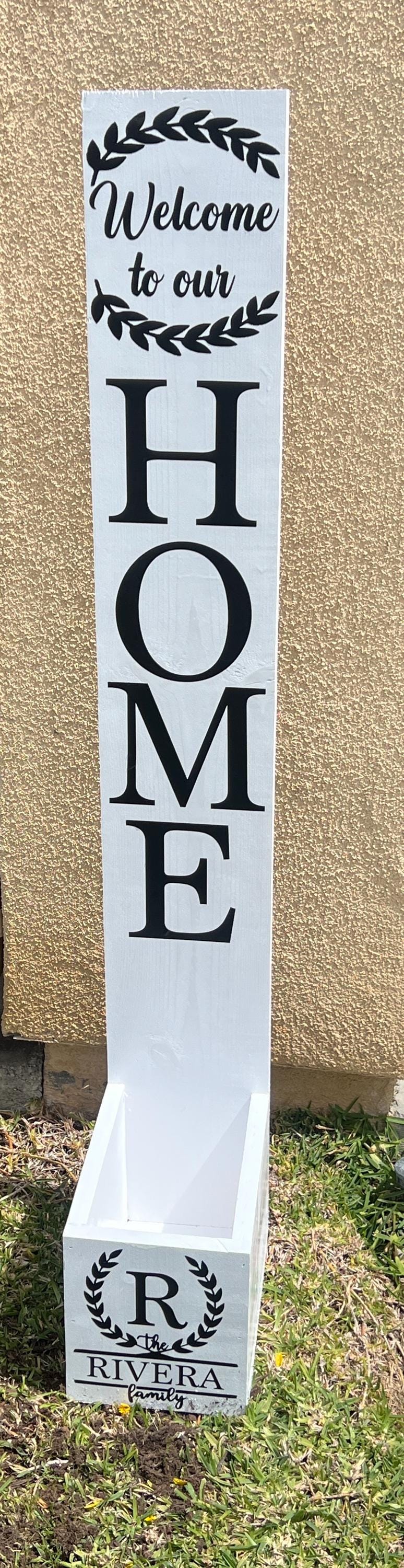 Outdoor Welcome Planter Box - Etsy