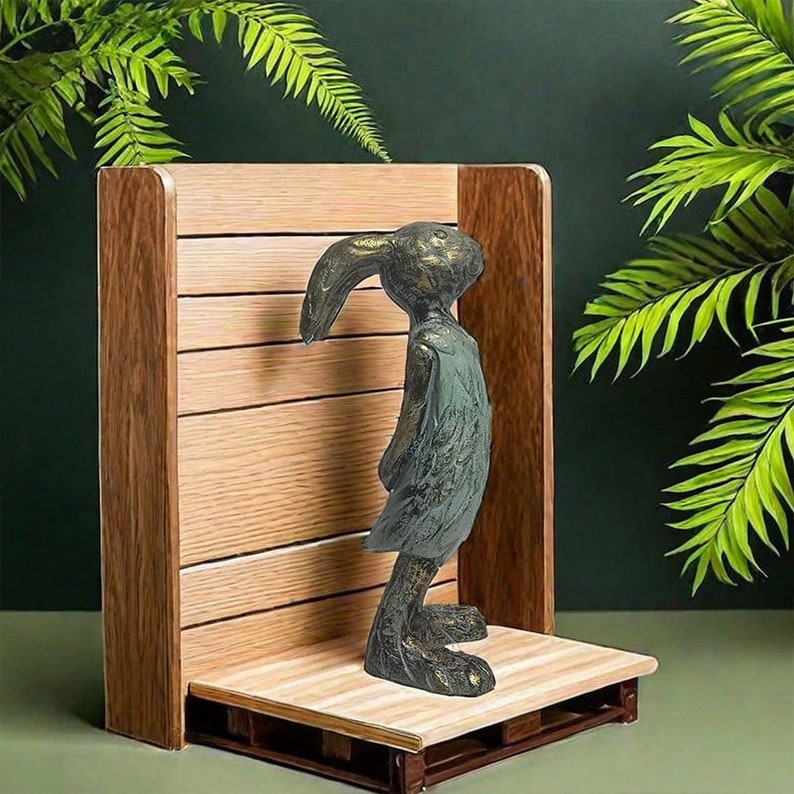 Whimsical Upright Rabbit,charming Standing Rabbit Decoration,creative ...