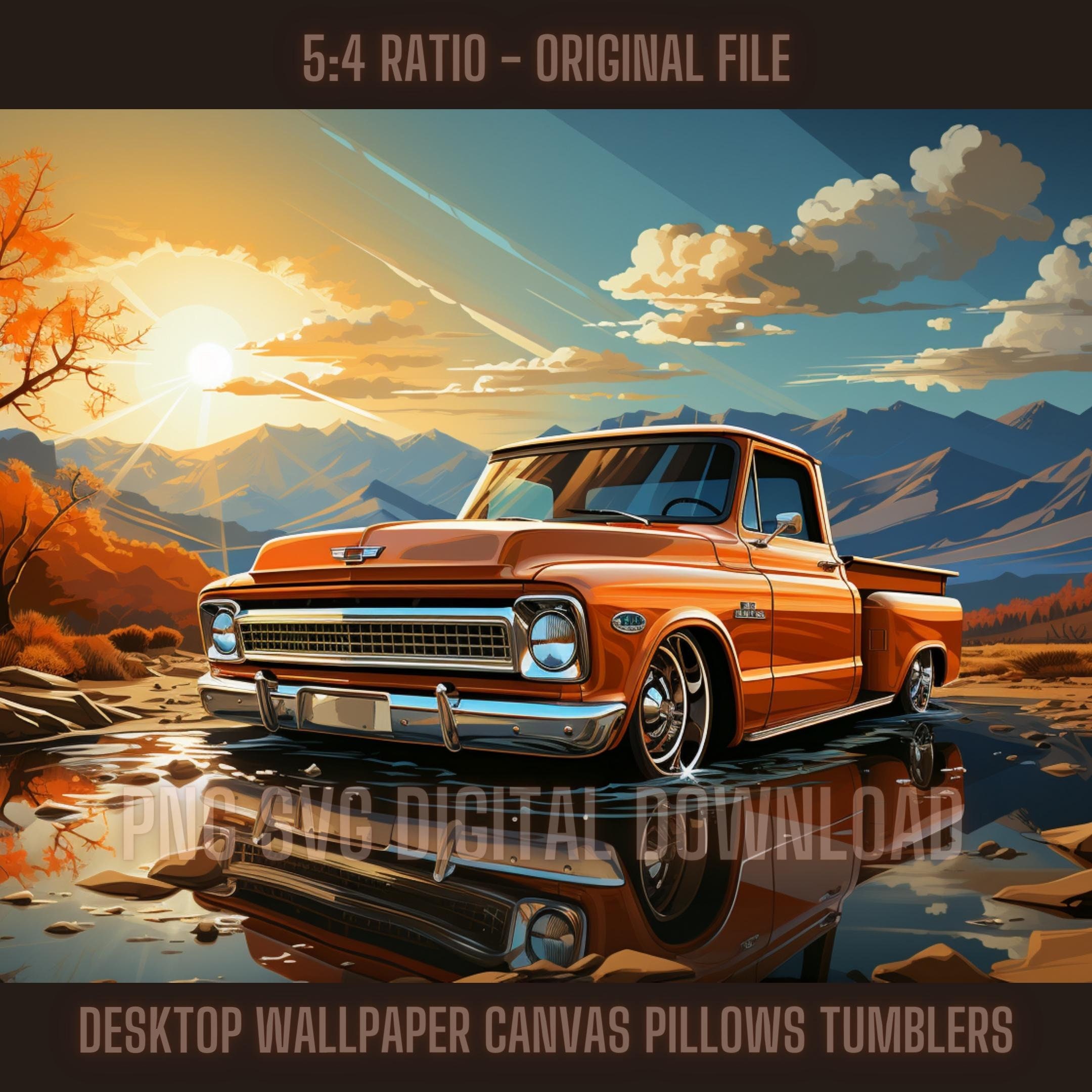 This Custom Orange 68 C10 PNG Bundle Comes in 5 Aspect Ratios to Fit ...