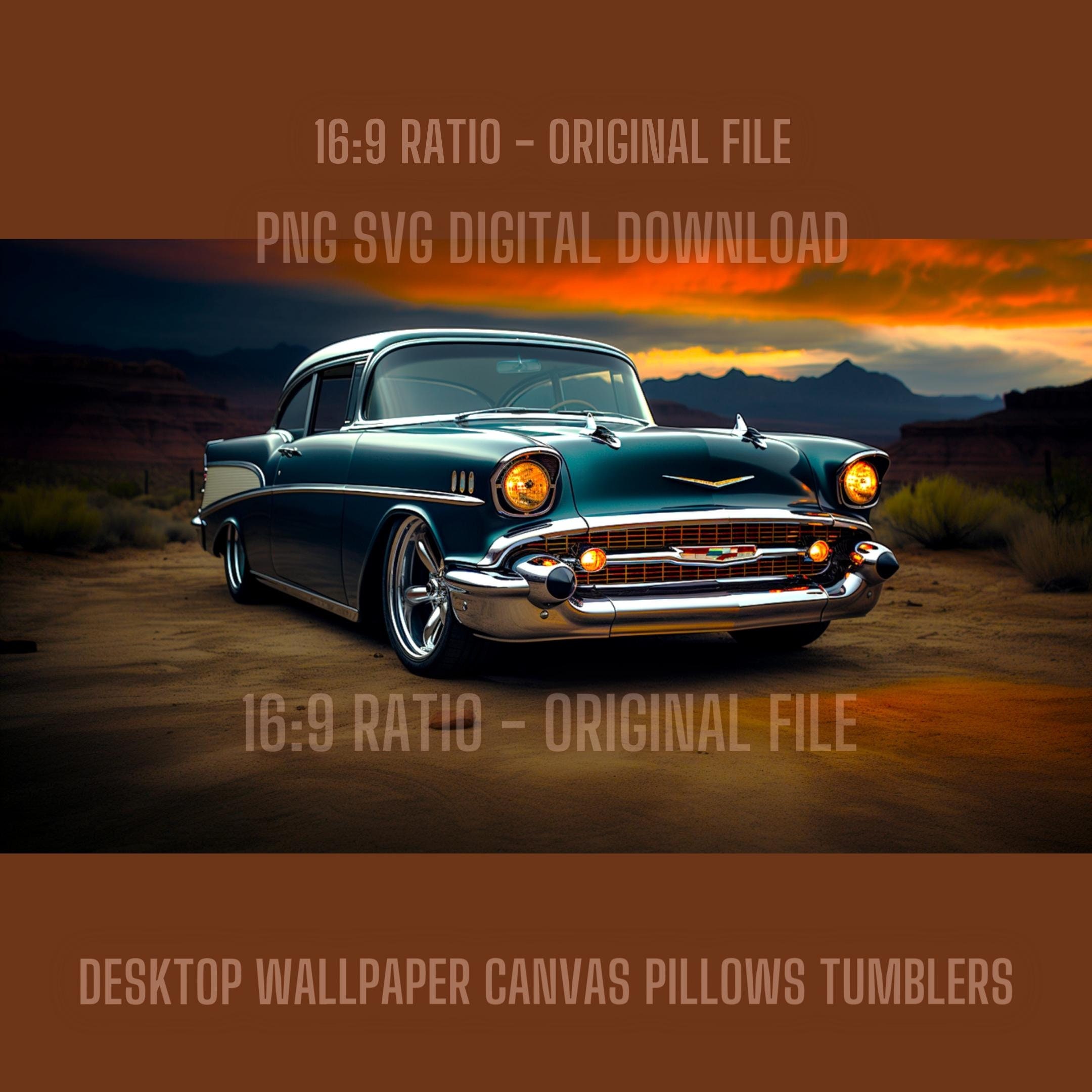 Custom Nightfall 57 Chevy PNG Bundle, Sublimation Designs (digital ...