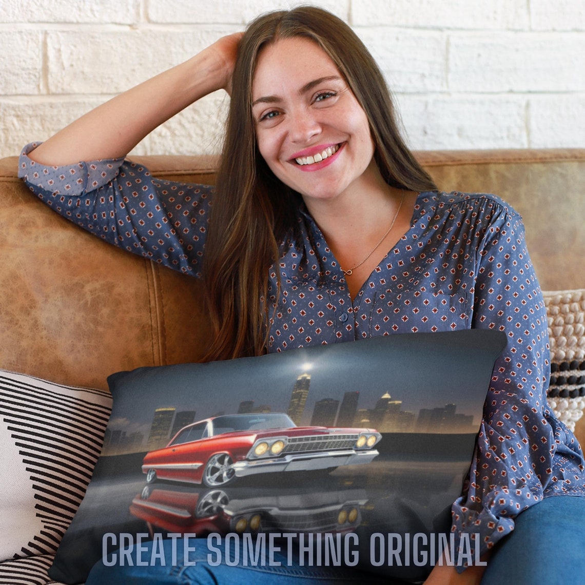 Candy Red 64 Impala Lowrider Cityscape PNG, 5 Aspect Ratio Bundle ...