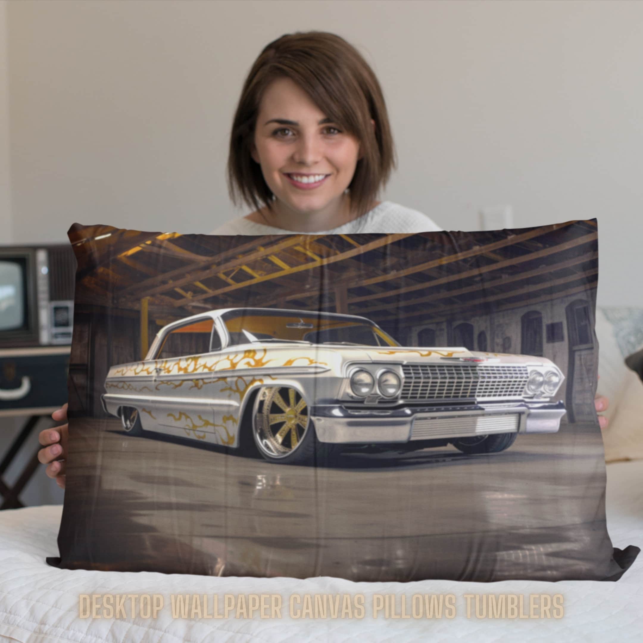 Pearl White 64 Impala Lowrider PNG Bundle, Chicano Lowrider Png ...