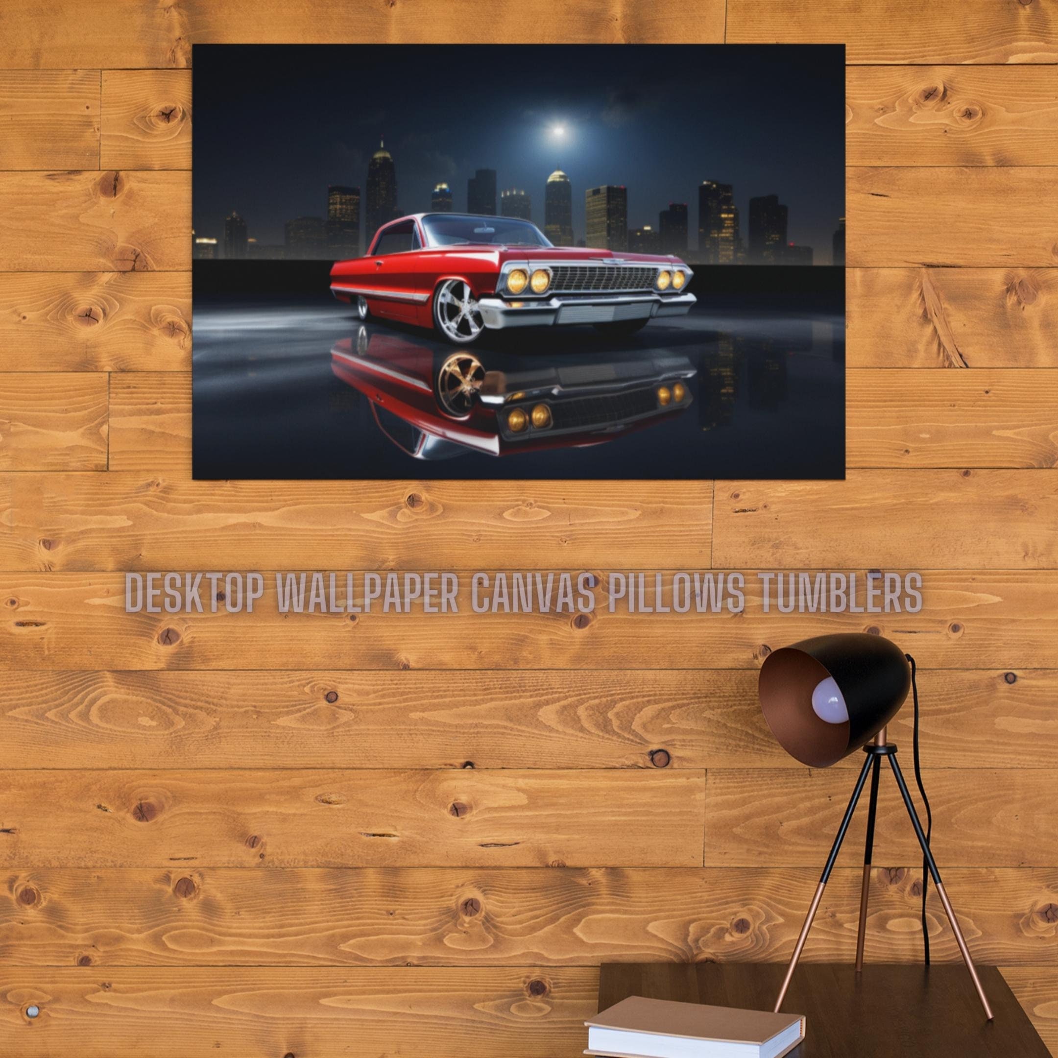 Candy Red 64 Impala Lowrider PNG File a Stunning Sublimation Design ...