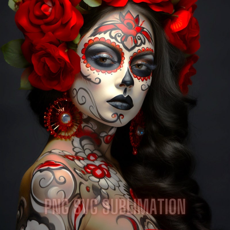 Catrina Face Painting - Etsy