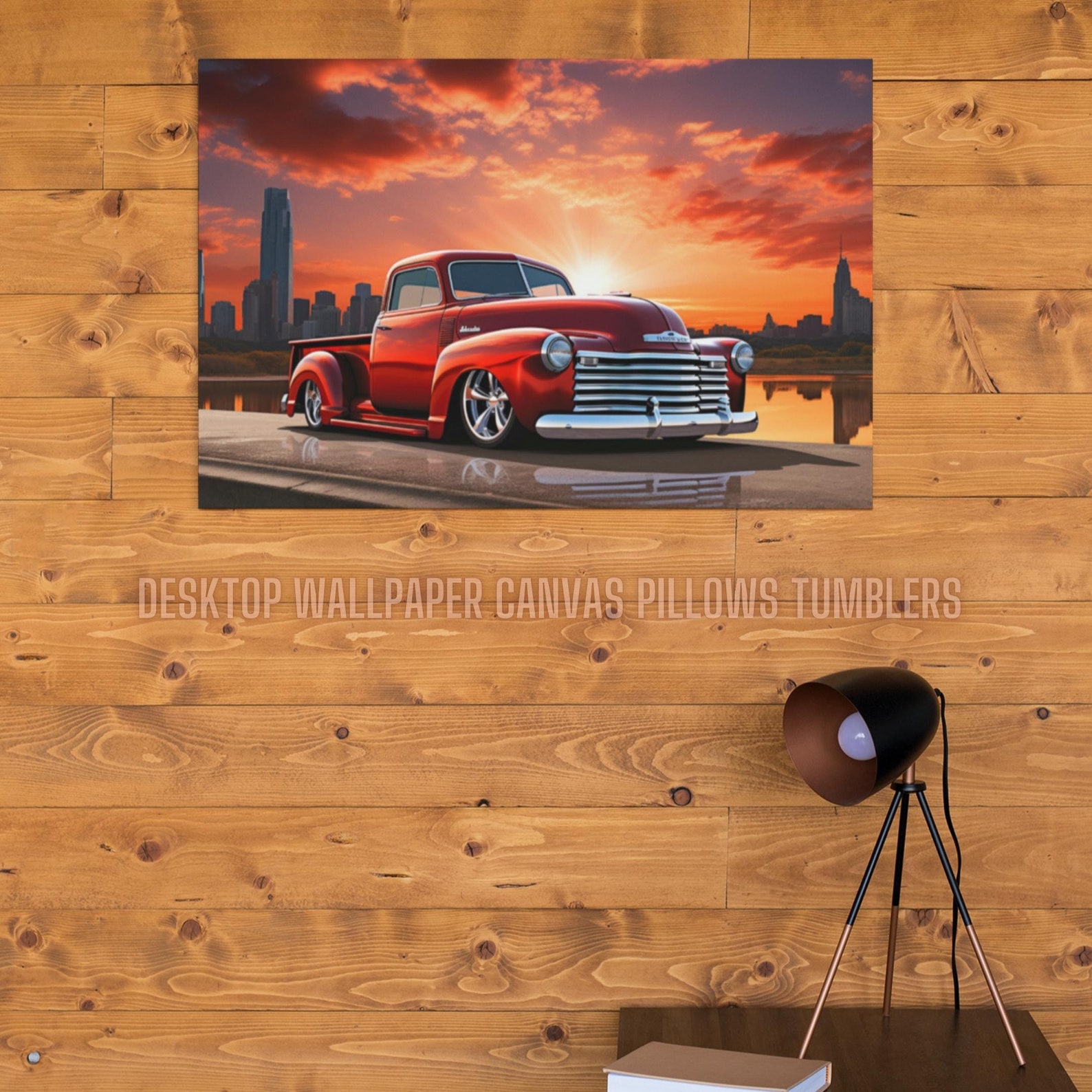 Candy Red 48 Lowrider Truck – Vintage Car PNG File (digital Download ...