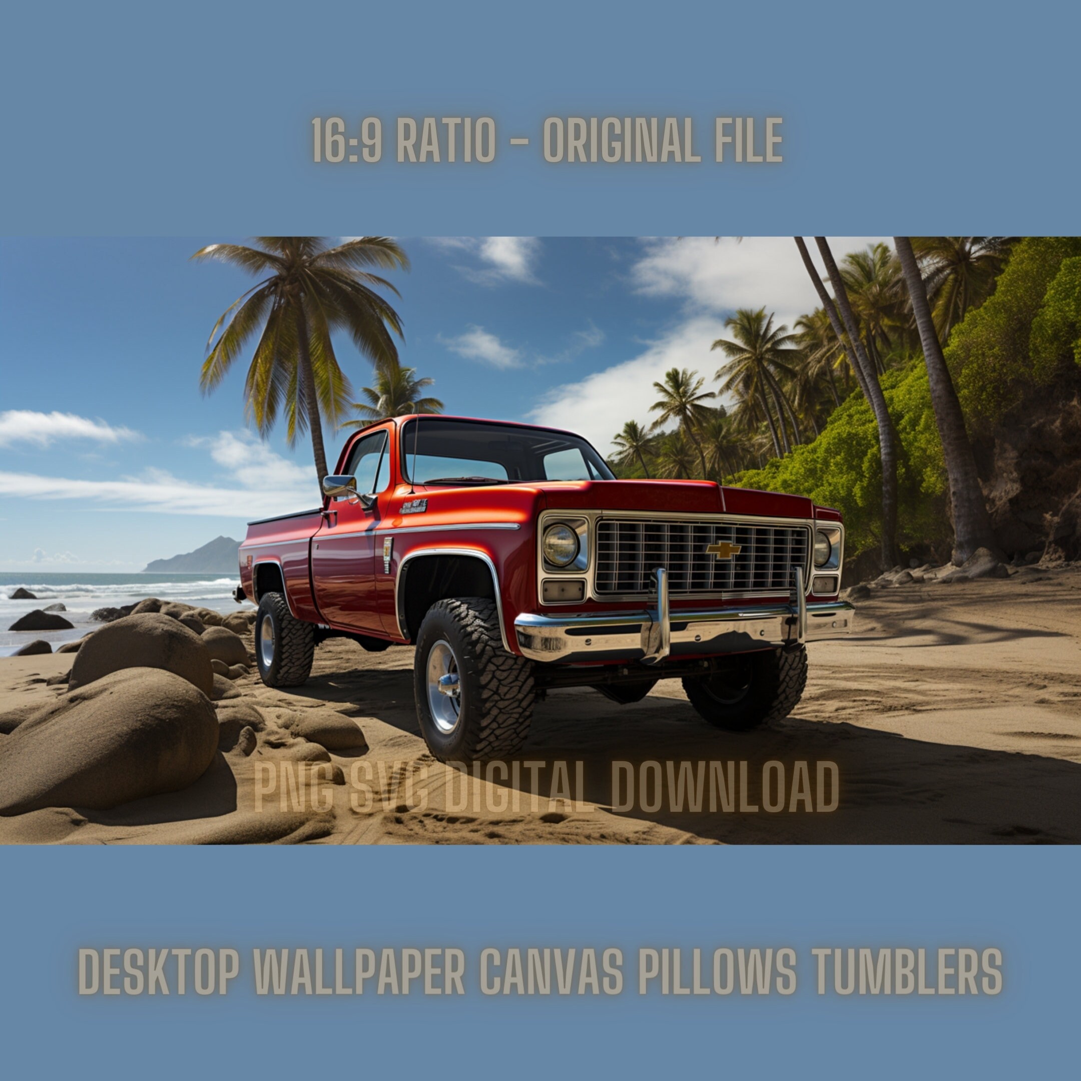 78 Chevy Square Body, Unique SVG/PNG for Men & Man Caves (4 Ratios ...