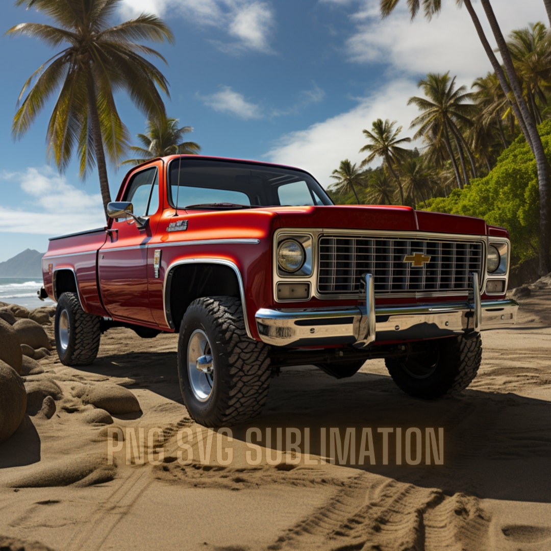 78 Chevy Square Body, Unique SVG/PNG for Men & Man Caves (4 Ratios ...