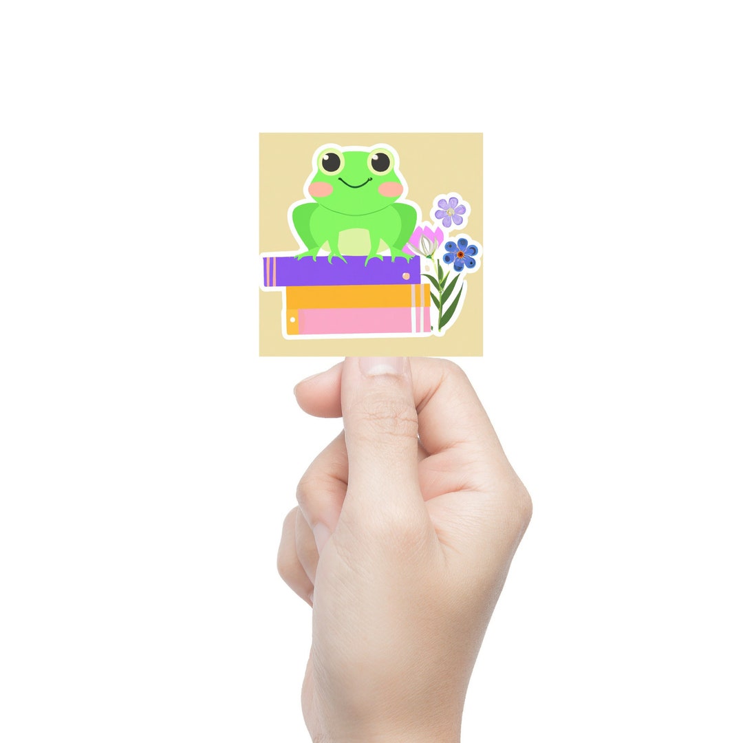 Fat Frog Sticker, Fat Lover Gift, Kawaii Frog Sticker, Journal Decal ...