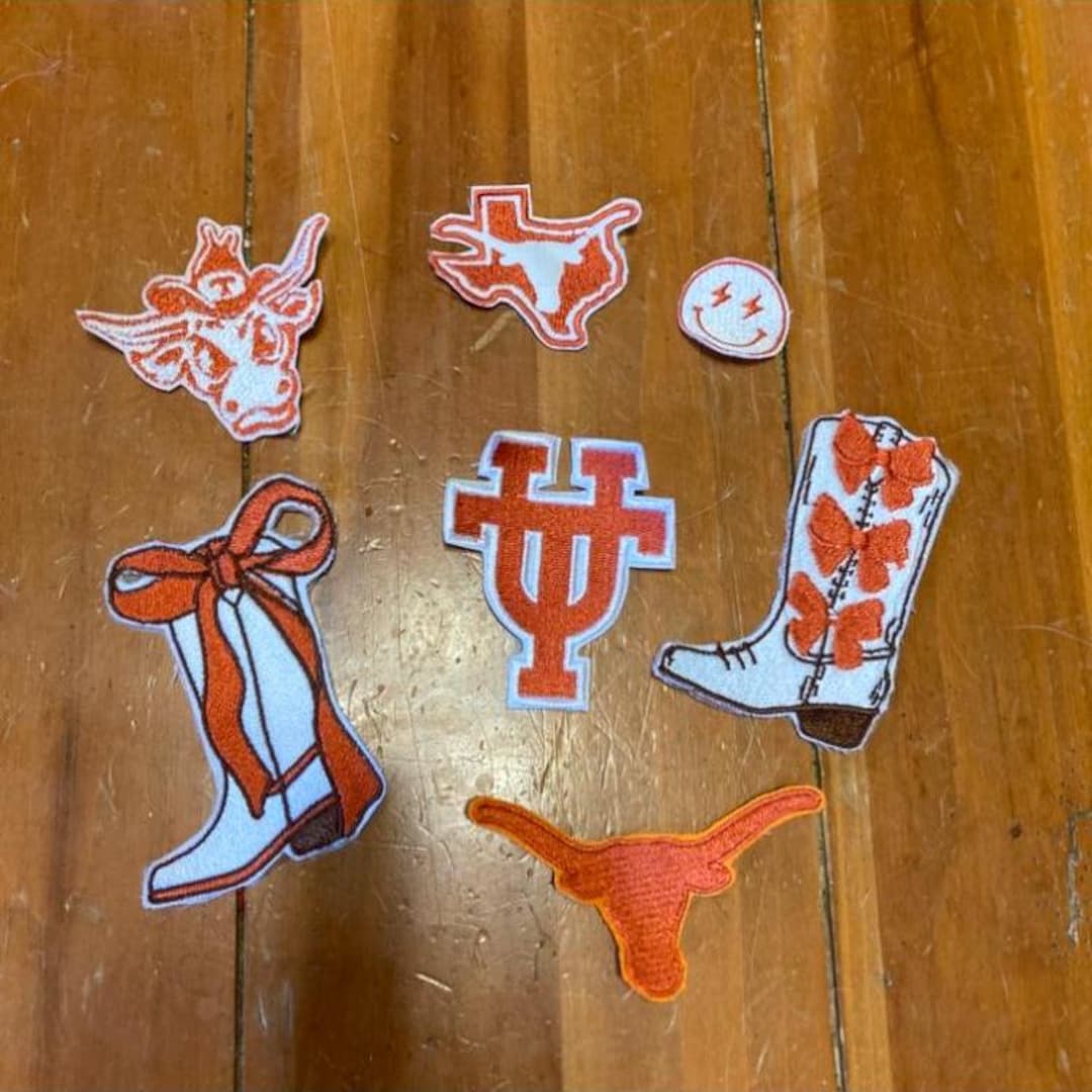 University of Texas Longhorns Collegiate Gameday Embroidered Patch - Etsy