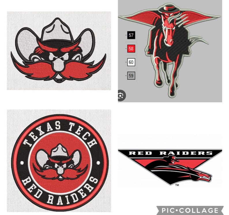 Texas Tech Raiders Collegiate Gameday Embroidered Patch - Etsy