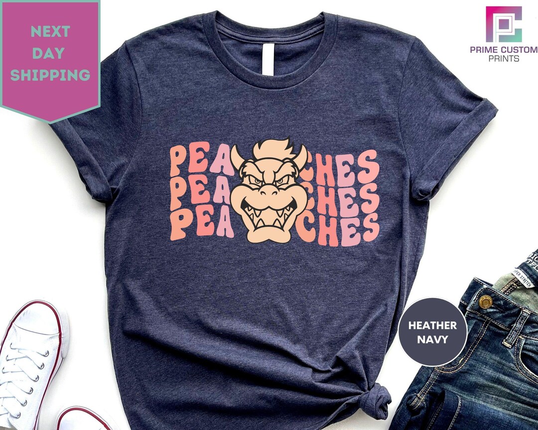 Peaches Shirt, Princess Peach Shirt, Princess Peach Mario Shirt Feeling ...