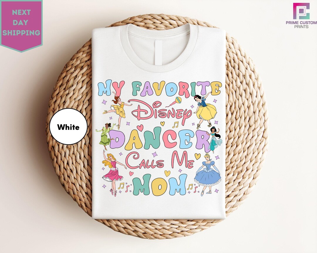 My Favorite Disney Princess Calls Me Mama Shirt, Disney Mama Shirt ...