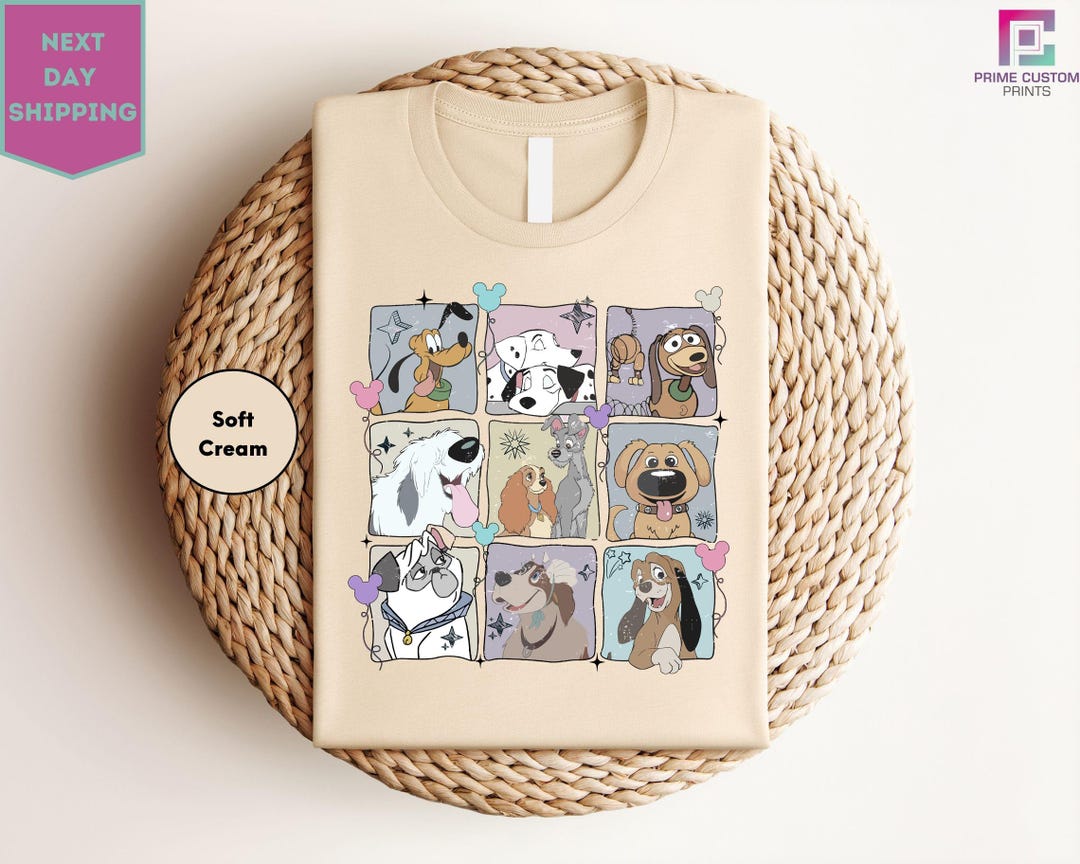 Disney Dogs Shirt, Dog Lovers T-shirt, Disneyland Shirt, Disney Tee ...