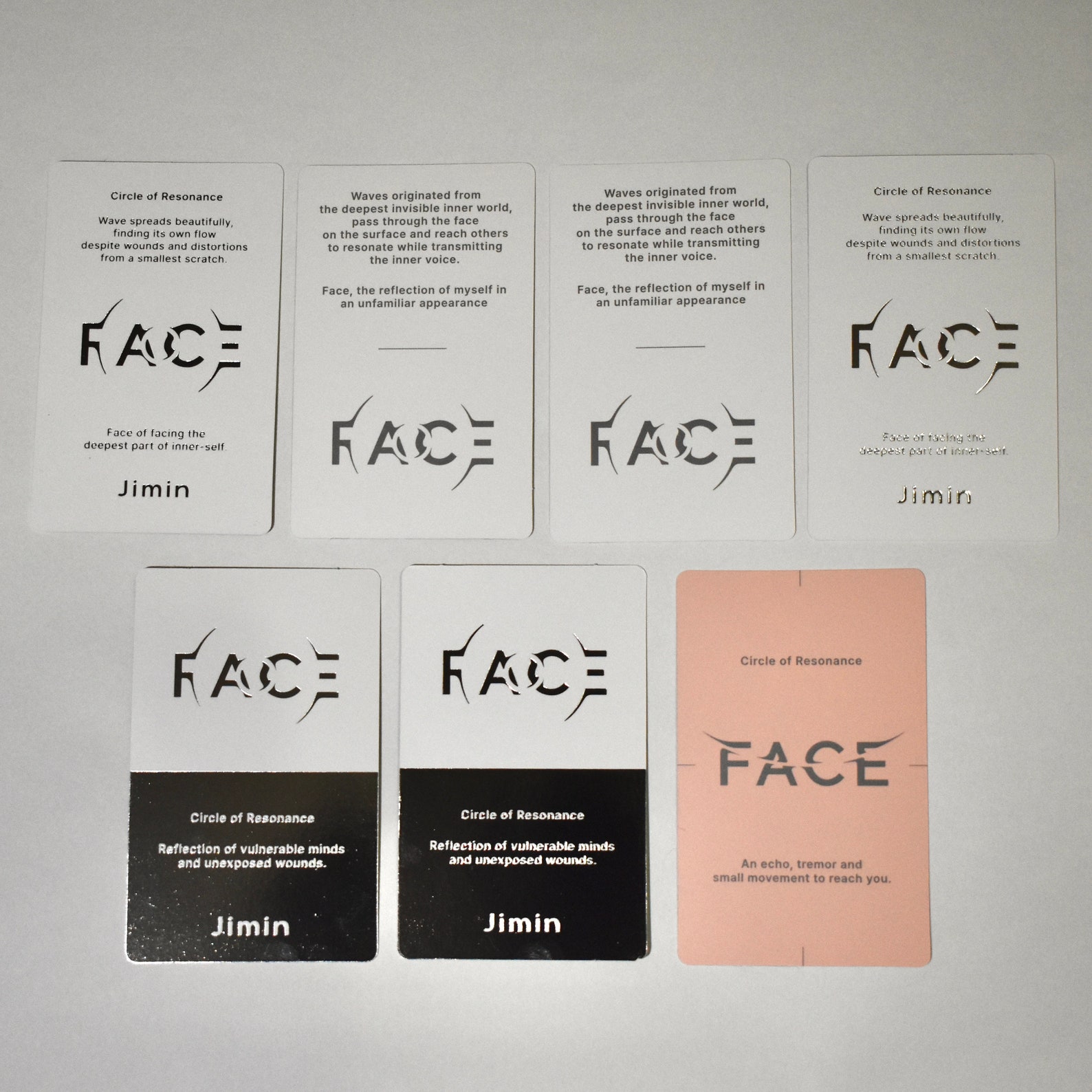 Jimin Face Solo Album Official Photo Cards - Etsy