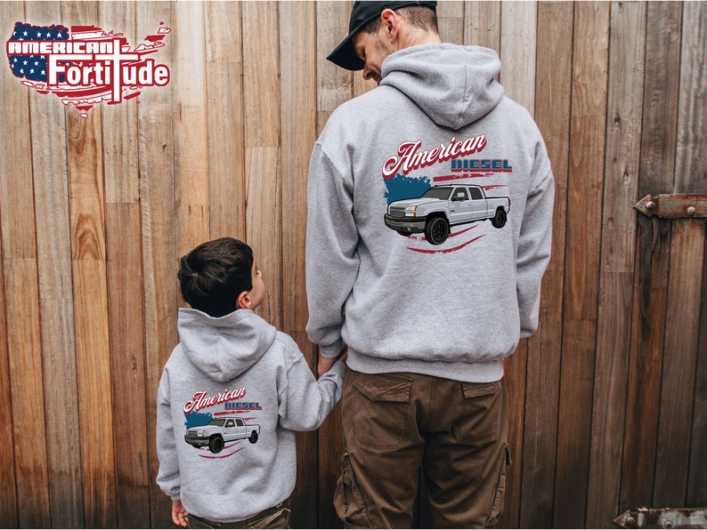 American Diesel Youth Hoodie Chevy Cateye - Etsy