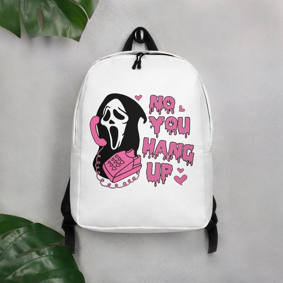 No You Hang up Spooky Backpack Ghost Backpack Back to School - Etsy