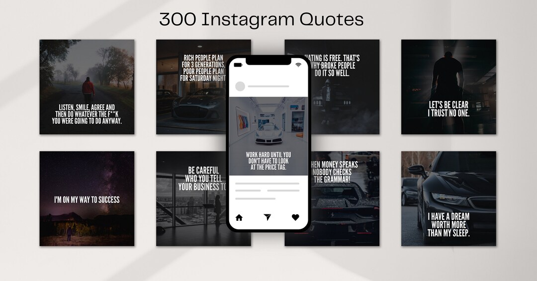 300 Motivational Quotes Work positive Quote Instant Posts - Etsy