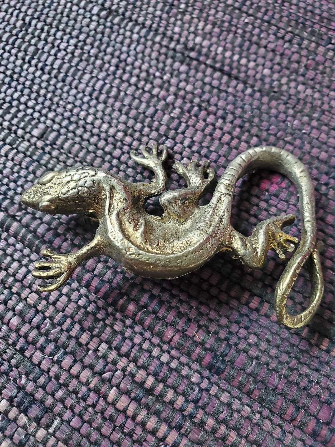 Vintage Lizard Brooch Pin Silver Metal Reptile Jewelry Retro Gecko - Etsy