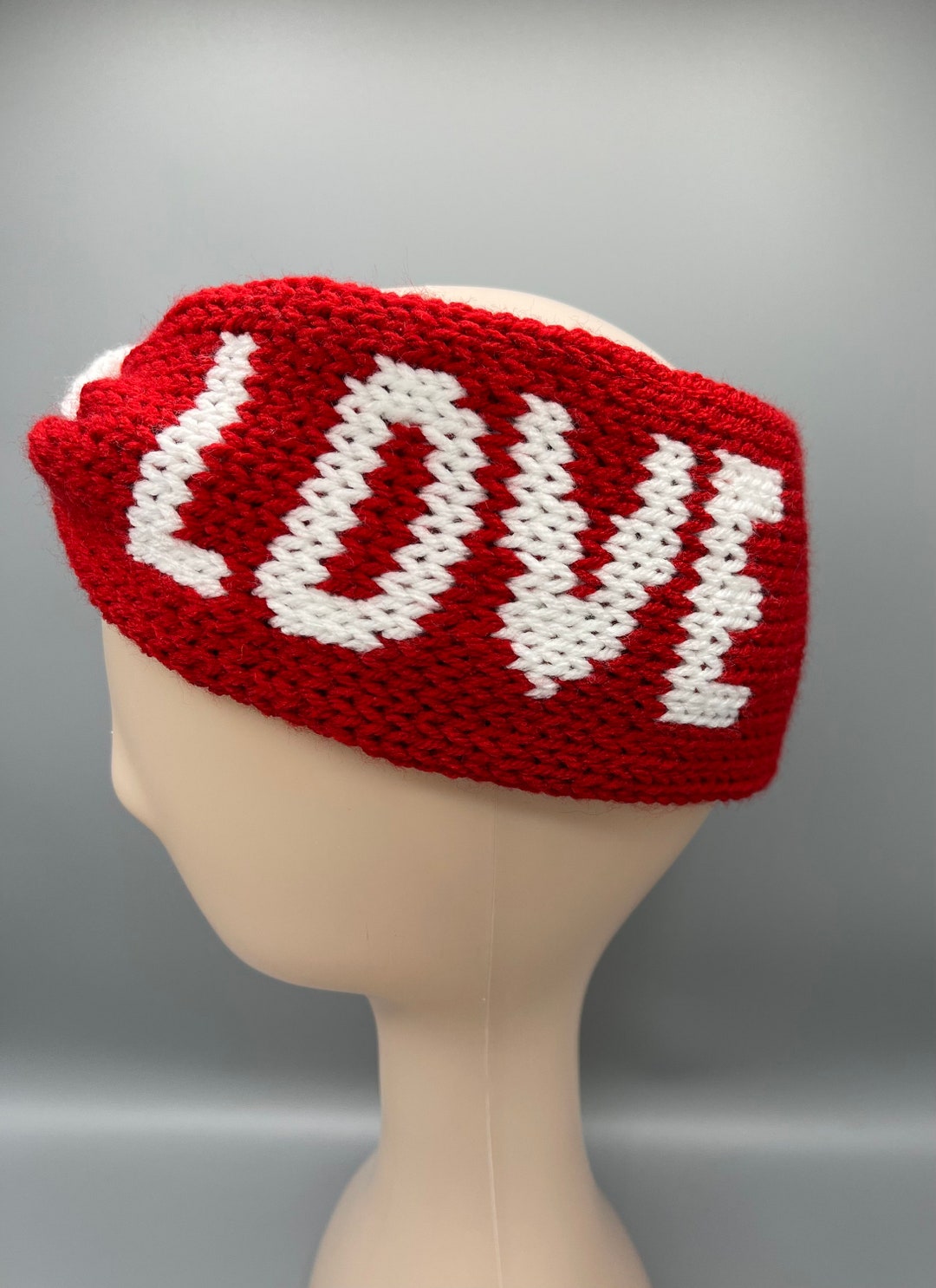 LOVE Ear Warmer PDF/ 32 & 40 Pin Circular Knitting Machine - Etsy