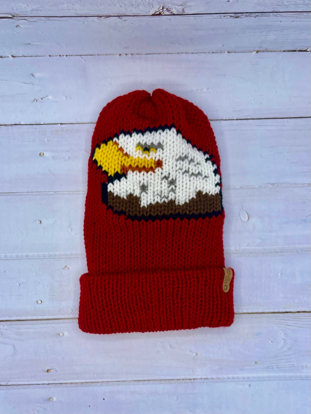 Eagle Hat PATTERN Only/circular Knitting Machine/pdf Pattern/knitting ...