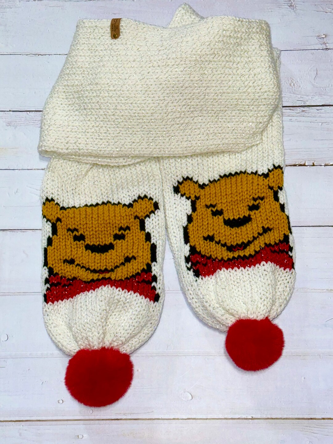 Honey Bear Scarf PATTERN Only/ Circular Knitting Machine/pdf Pattern ...