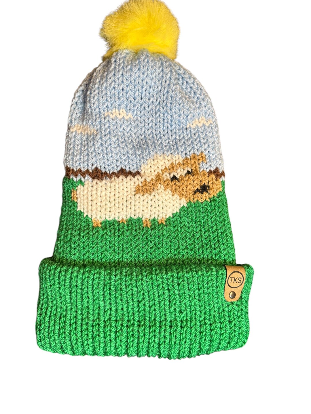 Sheep Hat PATTERN Only/circular Knitting Machine/pdf Pattern ...