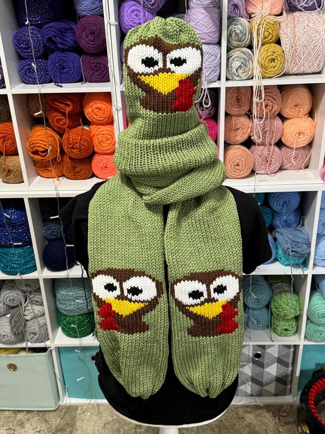 Turkey Scarf Knitting Machine PATTERN (PDF Pattern) - Etsy