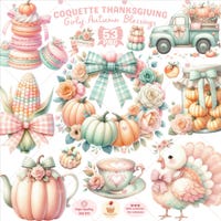 Groovy Thanksgiving Clipart Thanksgiving Day Png Retro Fall Autumn ...