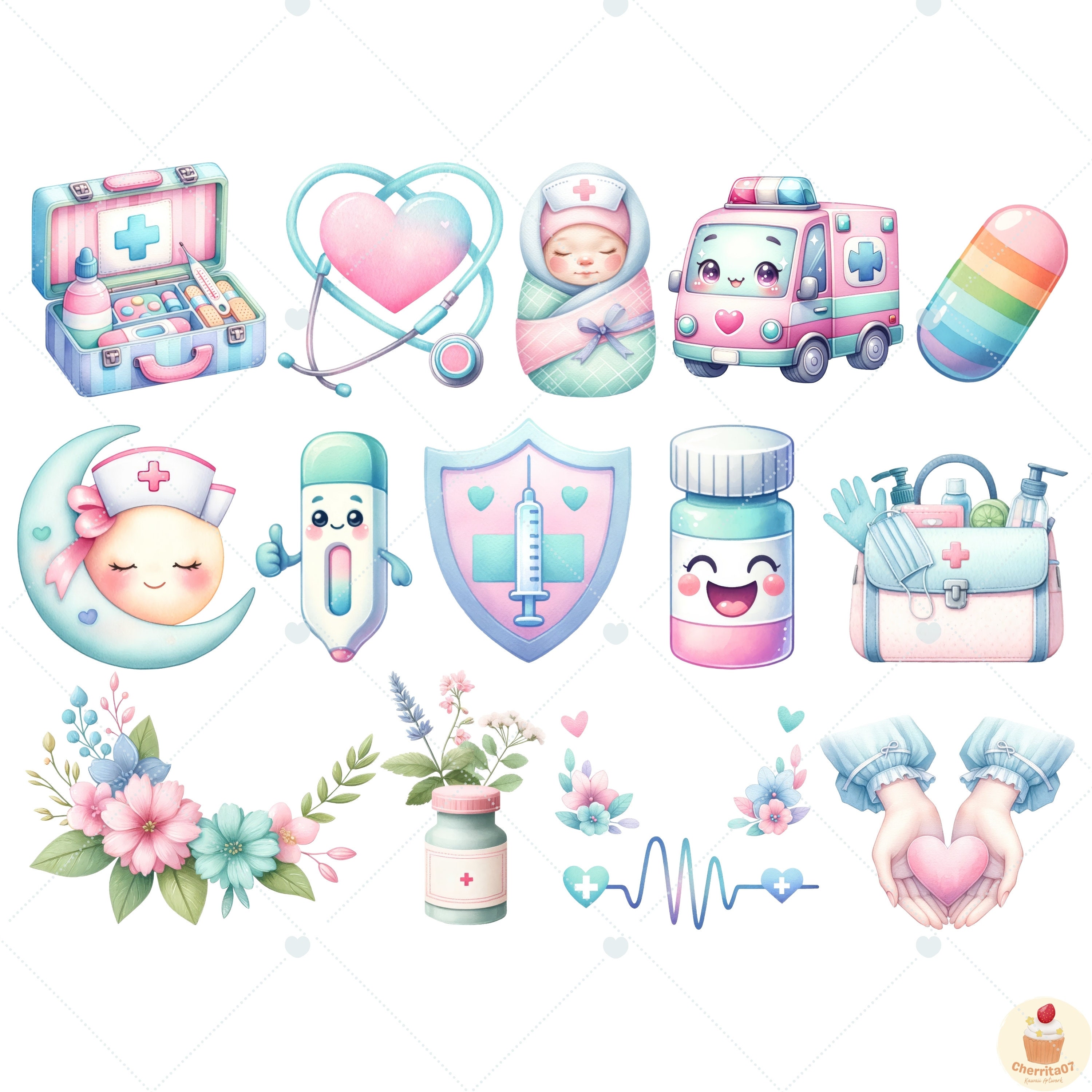 Nurse Life Clipart, Nurse Day Png, Medical Clipart, Healthcare Png ...