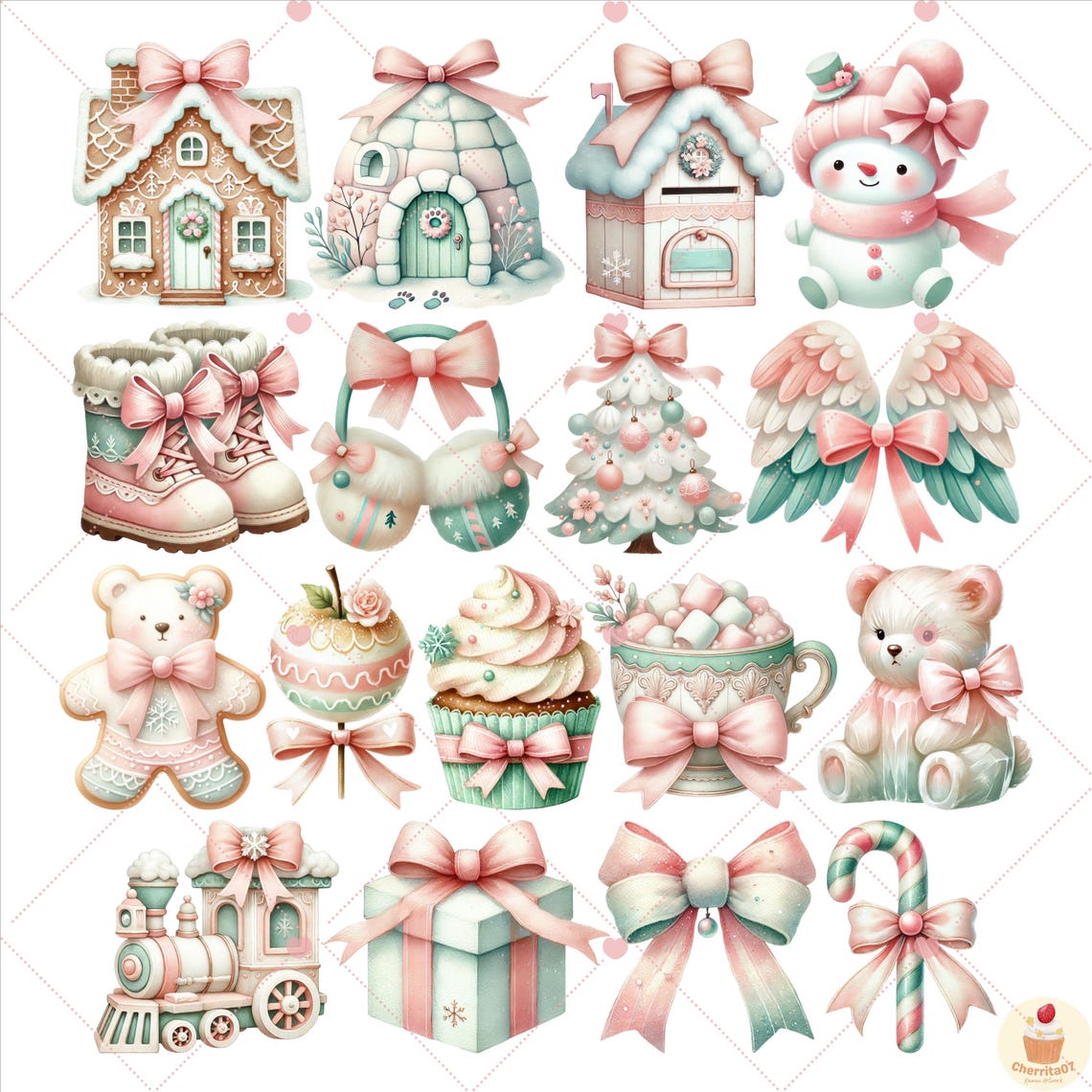 Winter Baby Bear Girl Clipart, Teddy Bear Png, Pink Baby Bear Png ...