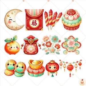 Happy Lunar New Year Clipart, Chinese New Year Clipart, Snake Png, Cute ...