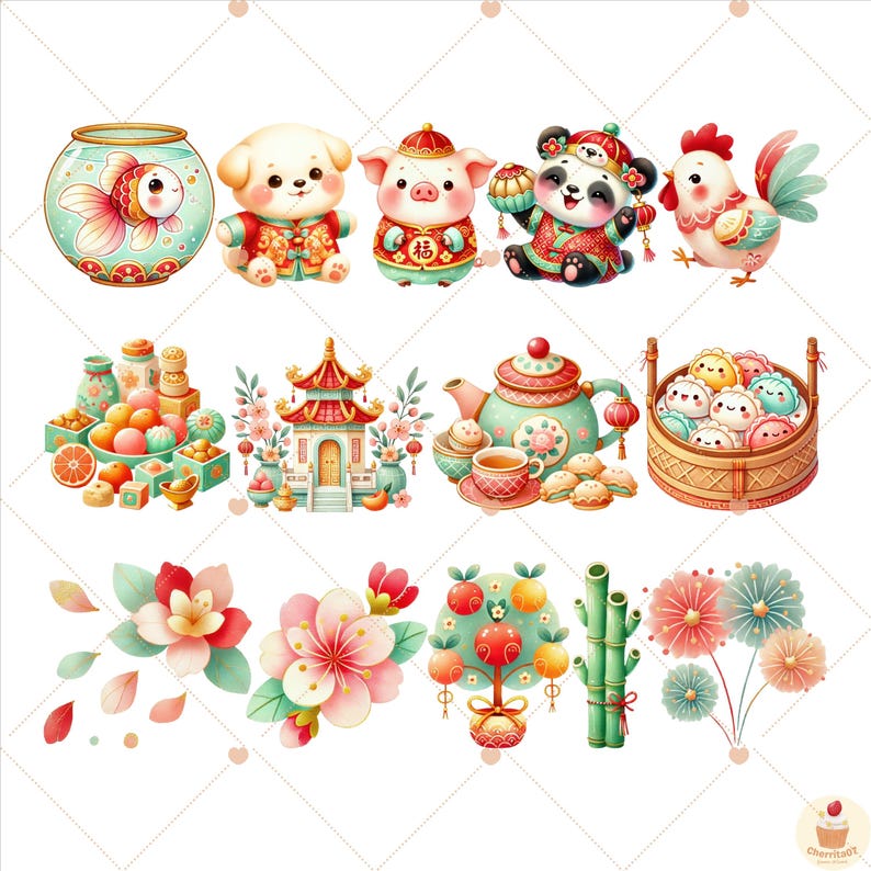 Happy Lunar New Year Clipart, Chinese New Year Clipart, Snake Png, Cute ...