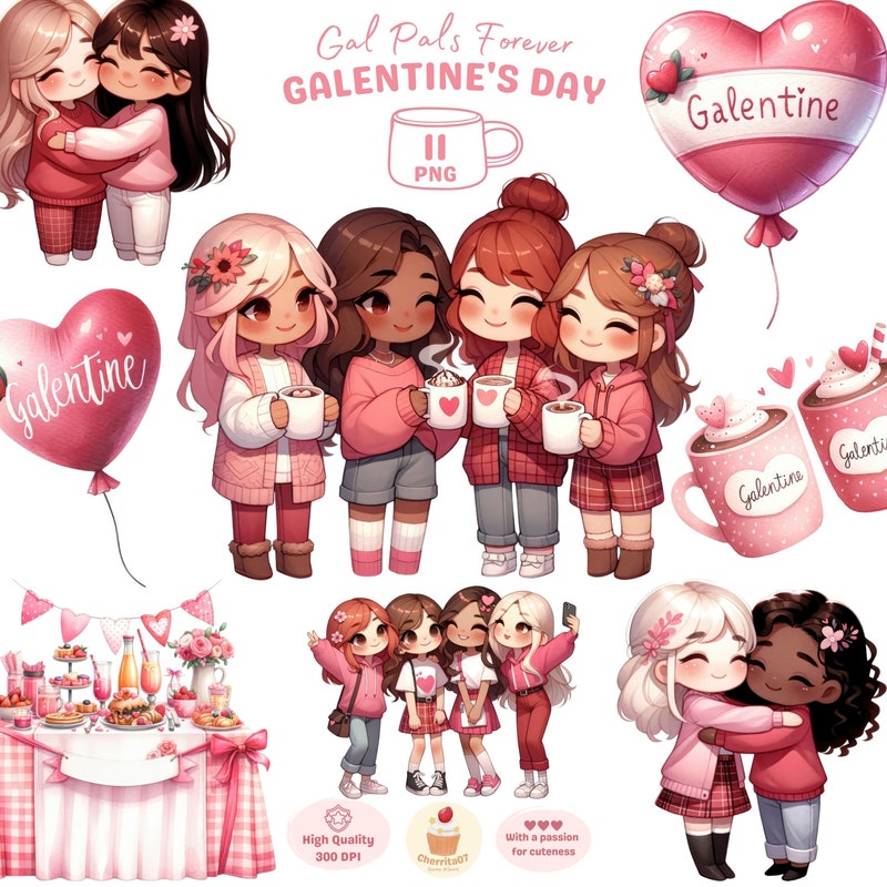 Happy Galentine Day Images - Etsy