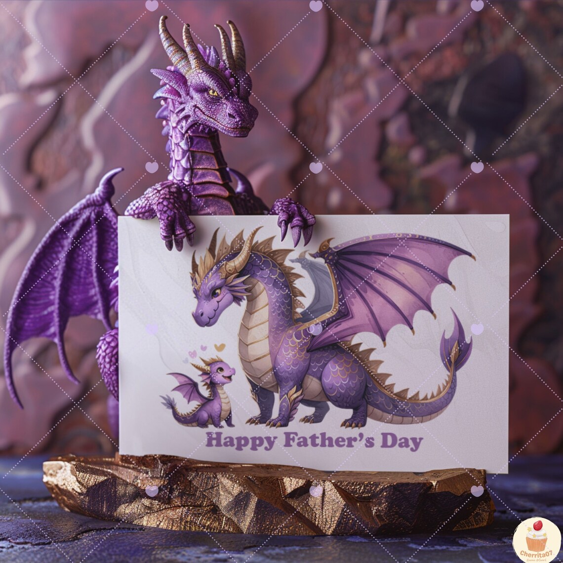 Dragon Daddy and Baby Clipart, Fathers Day Clipart, Dragon Png, Fantasy ...
