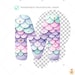 Mermaid Alphabet Clipart, Mermaid Png, Alphabet Letters, Mermaid Scales ...