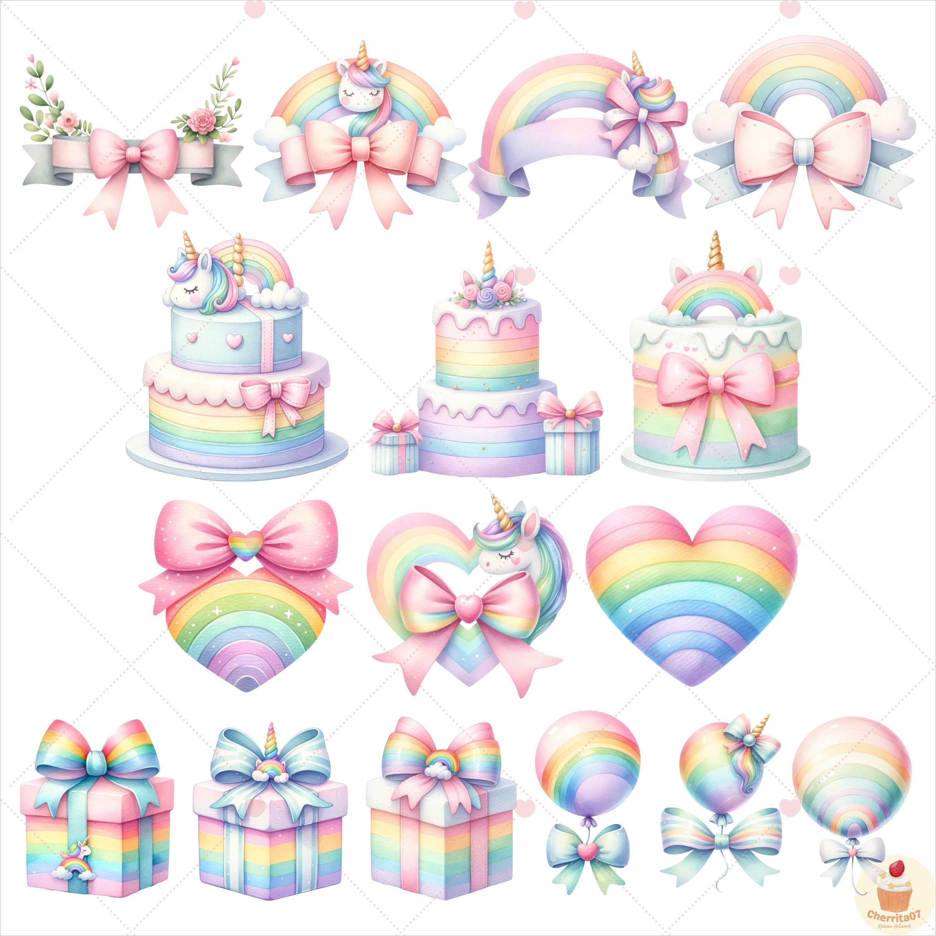 Mama and Baby Unicorn Clipart, Mothers Day PNG, Unicorn PNG, Watercolor ...