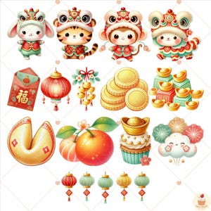 Lunar New Year Snake Clipart, Chinese New Year 2025 Clipart, Year of ...