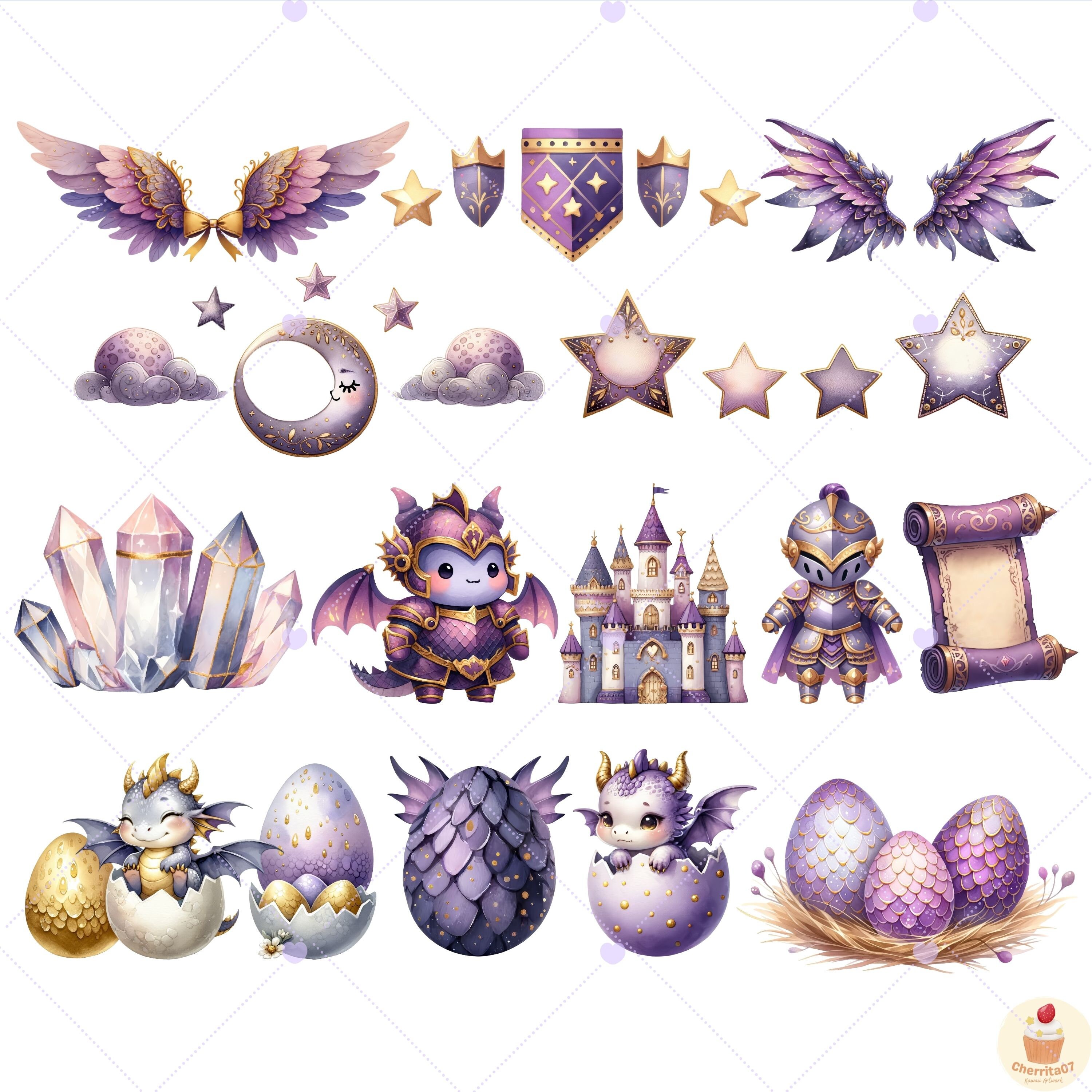 Dragon Daddy and Baby Clipart, Fathers Day Clipart, Dragon Png, Fantasy ...